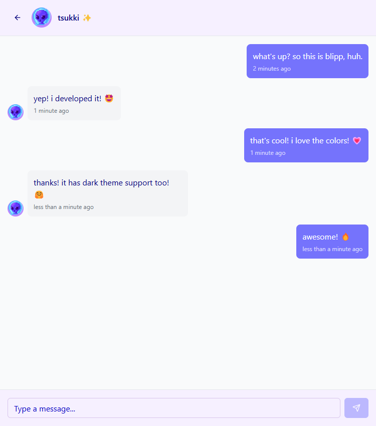 blipp | a messaging platform